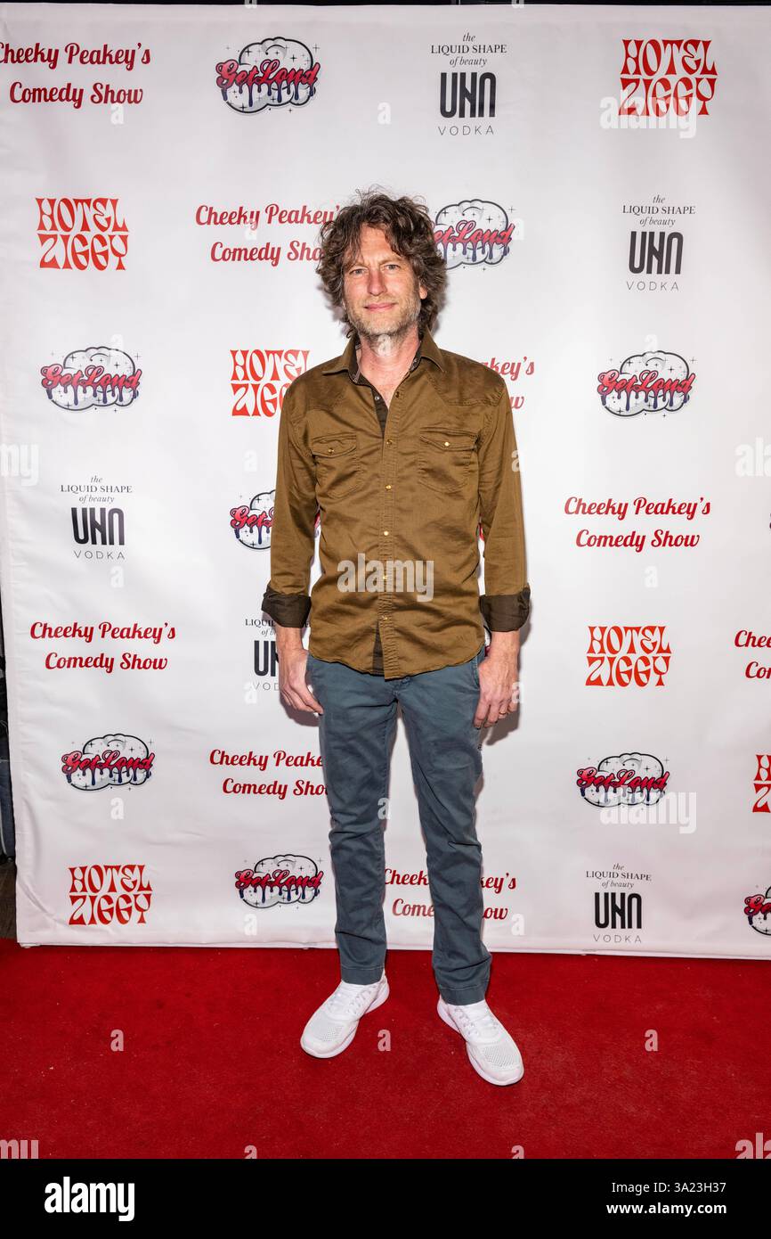 Los Angeles, USA. 10th Mar, 2025. Hugh Peeple Musician Nathan Cowles attends Christine Peake ...