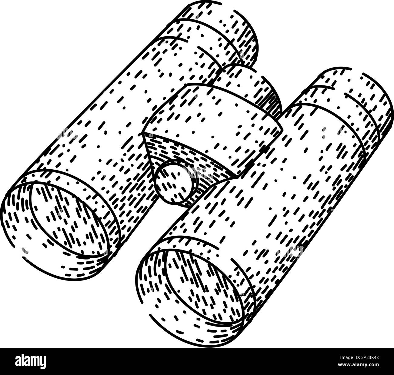 zoom binoculars sketch hand drawn vector Stock Vector Image & Art - Alamy