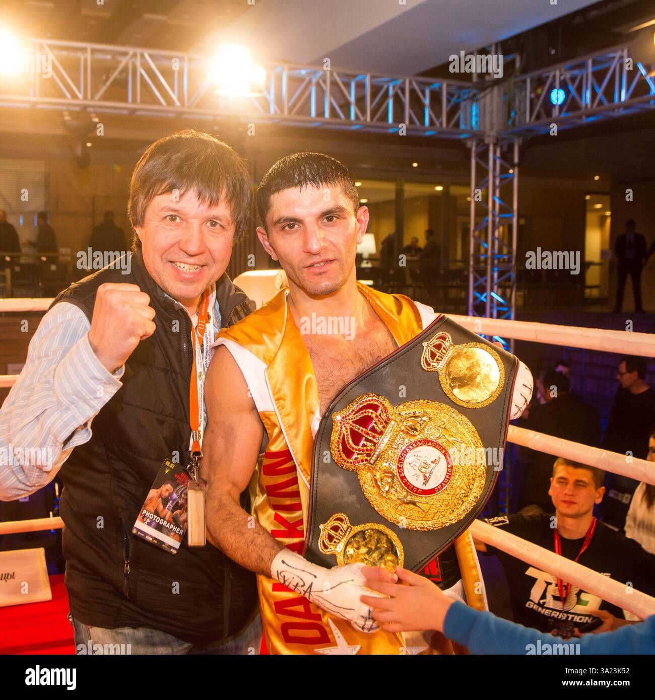 Ukraine's ethnic Armenian boxing WBA fly weight world boxing champion ...