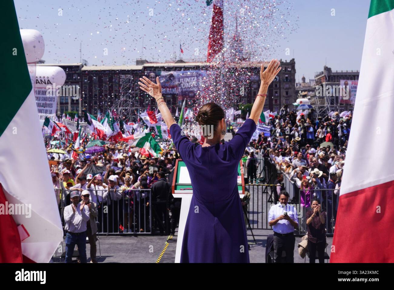 Mexico City, Mexico. 09th Mar, 2025. Mexican President Claudia ...