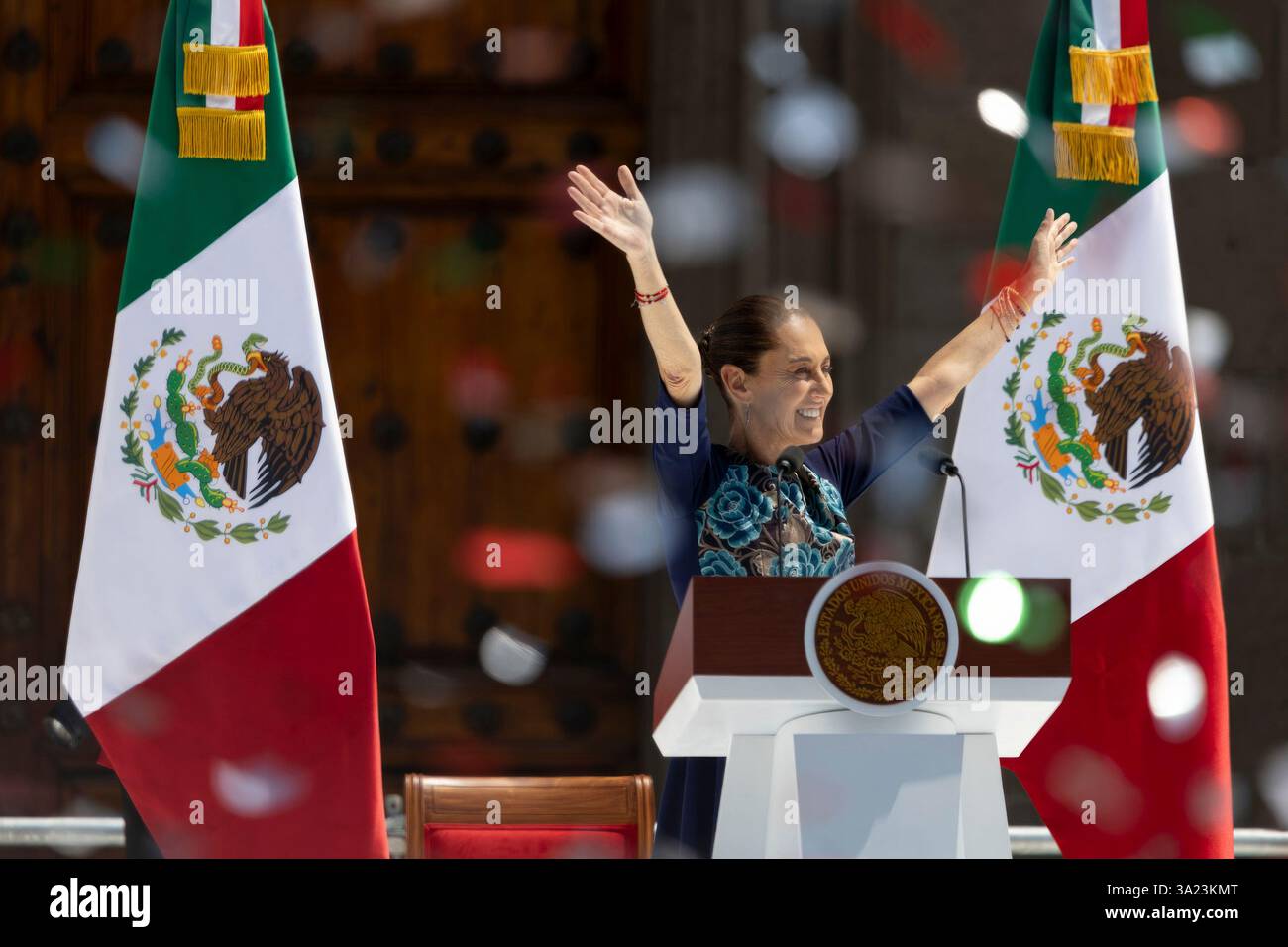 Mexico City, Mexico. 09th Mar, 2025. Mexican President Claudia ...