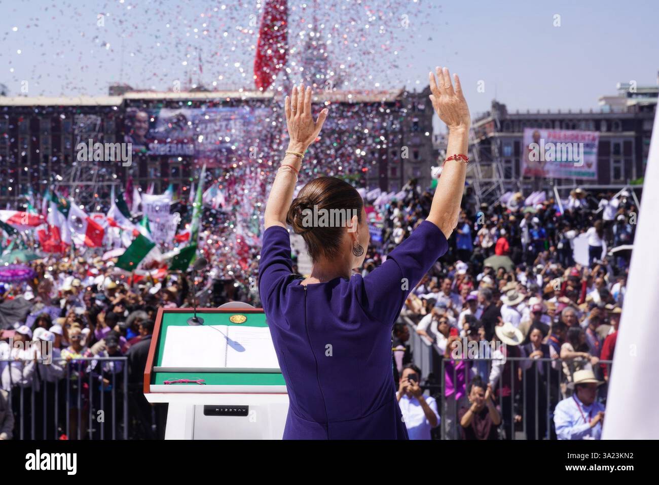 Mexico City, Mexico. 09th Mar, 2025. Mexican President Claudia ...