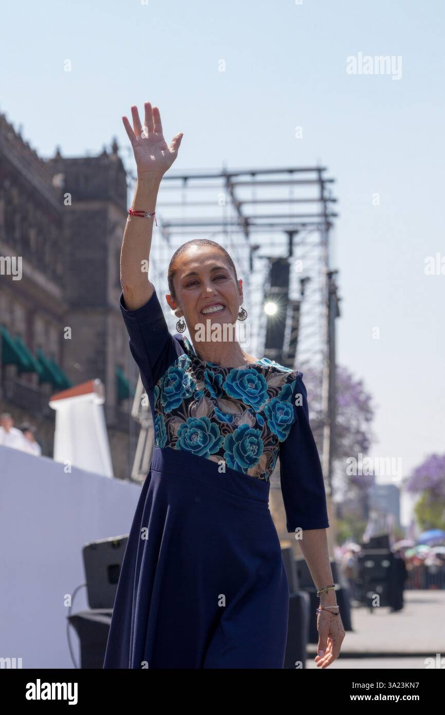 Mexico City, Mexico. 09th Mar, 2025. Mexican President Claudia ...