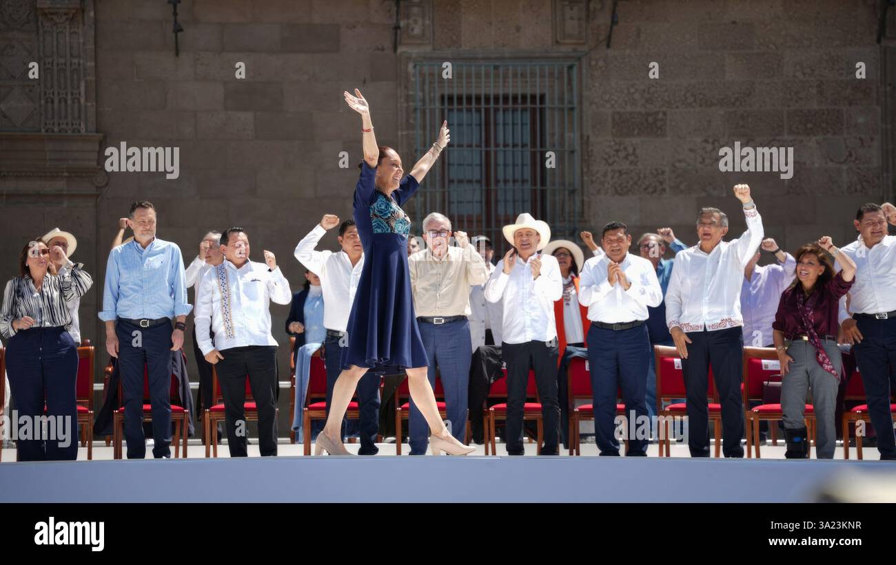 Mexico City, Mexico. 09th Mar, 2025. Mexican President Claudia ...