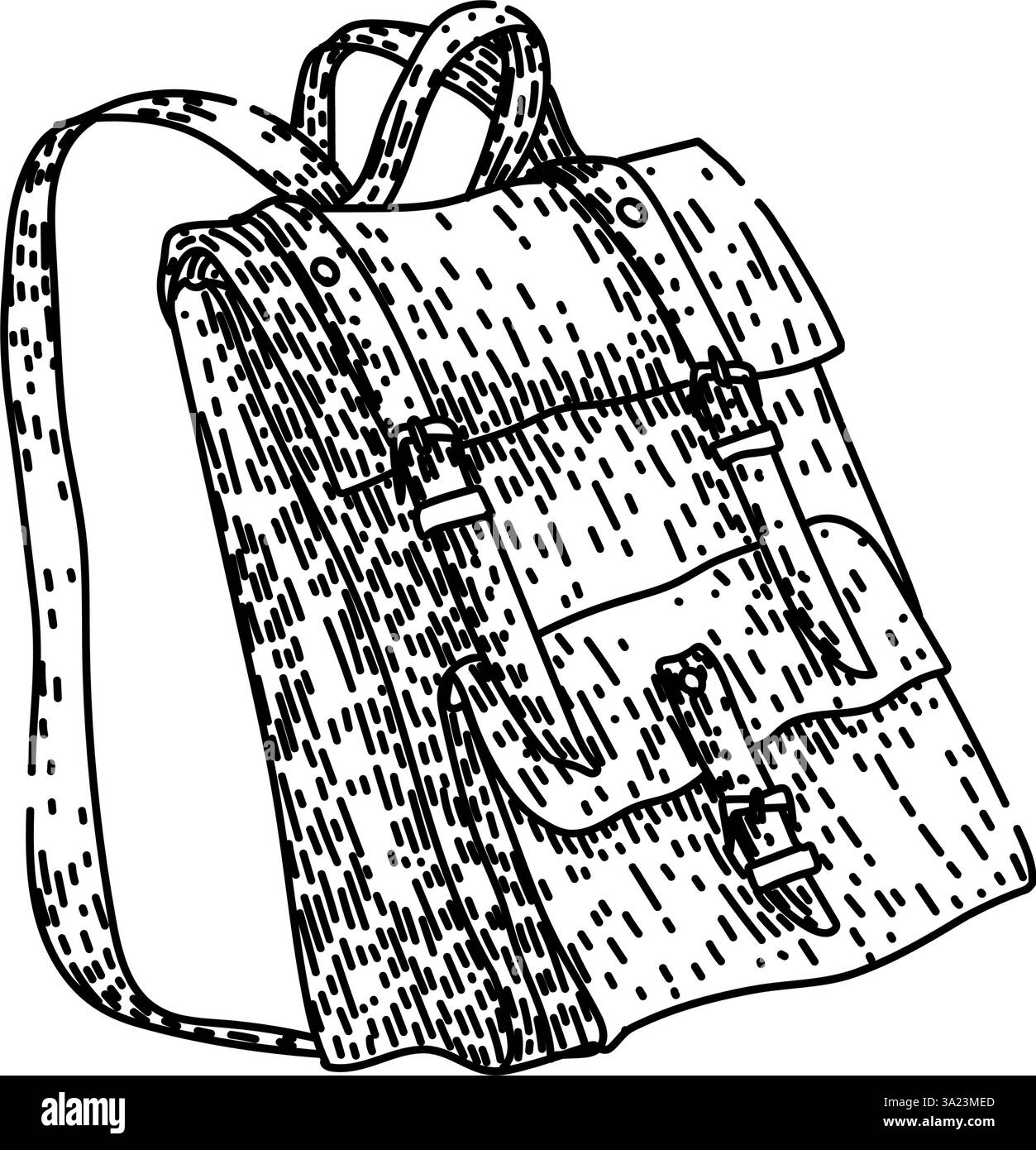 gear backpack sketch hand drawn vector Stock Vector Image & Art - Alamy