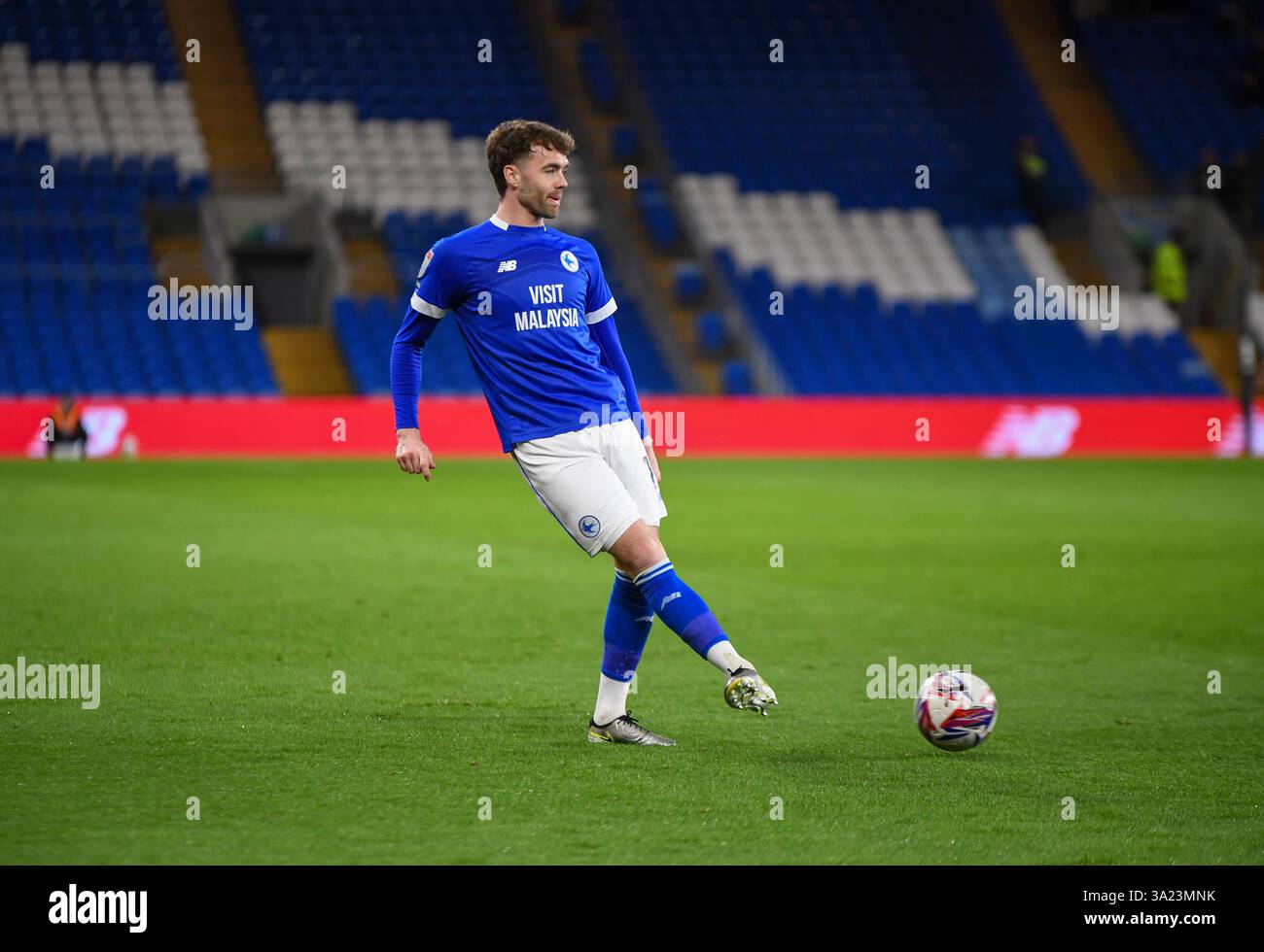 Cardiff City Stadium, Cardiff, UK. 11th Mar, 2025. EFL Championship Football, Cardiff City ...
