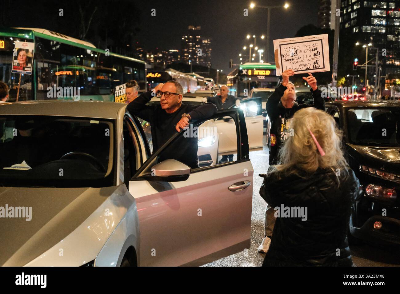 Tel Aviv, Israel. 11th March, 2025. Families and supporters of 59 ...