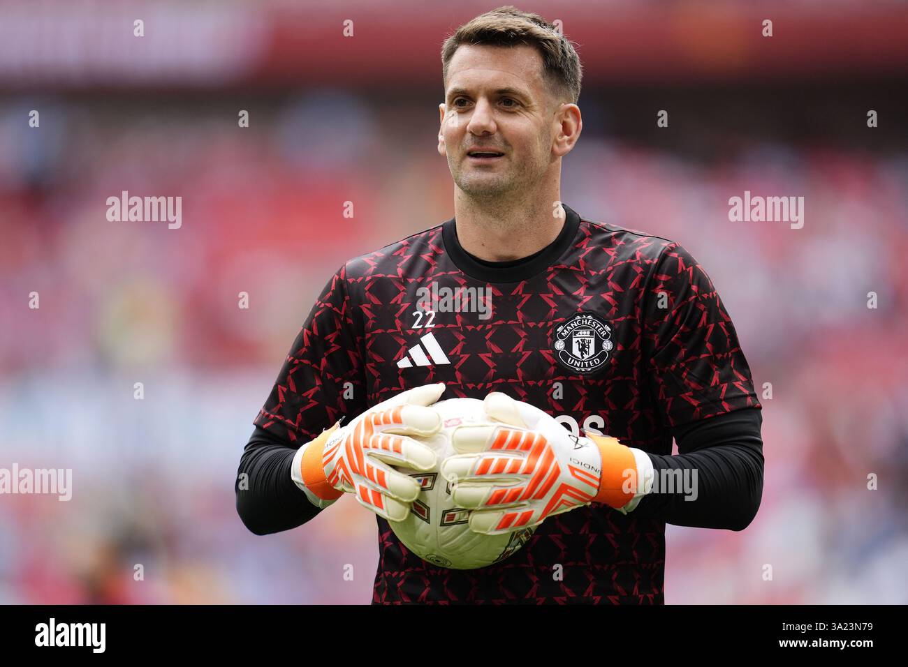 Manchester United goalkeeper Tom Heaton during the FA Community Shield ...