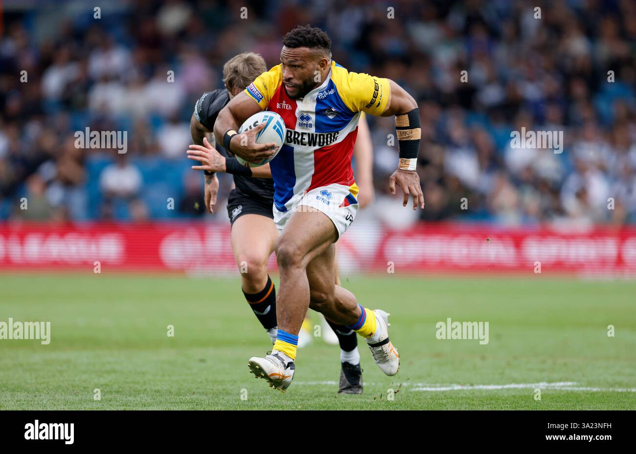 London Broncos' Emmanuel Waine during the Betfred Super League match at ...
