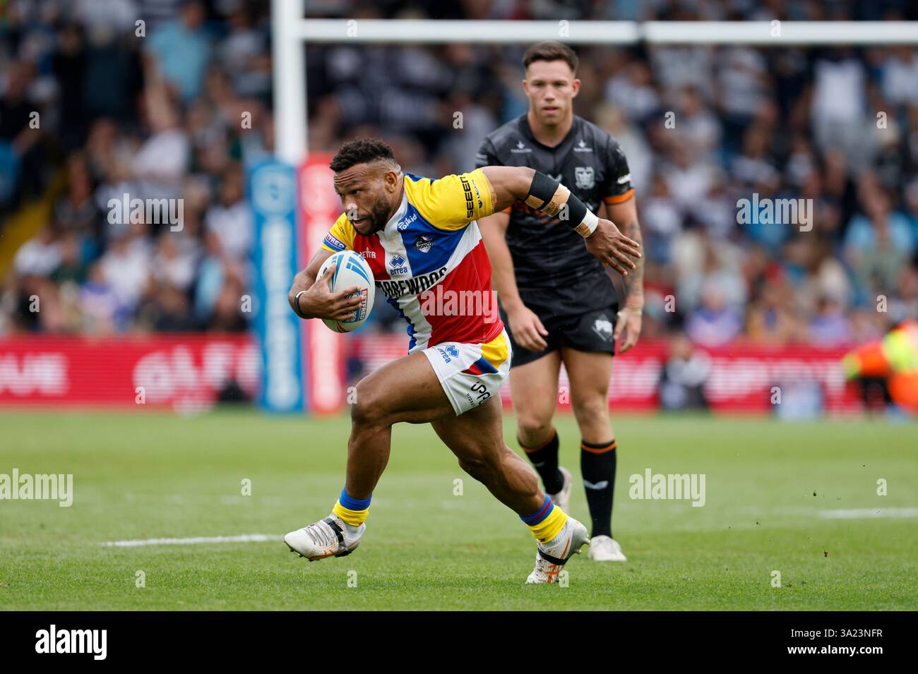 London Broncos' Emmanuel Waine during the Betfred Super League match at ...