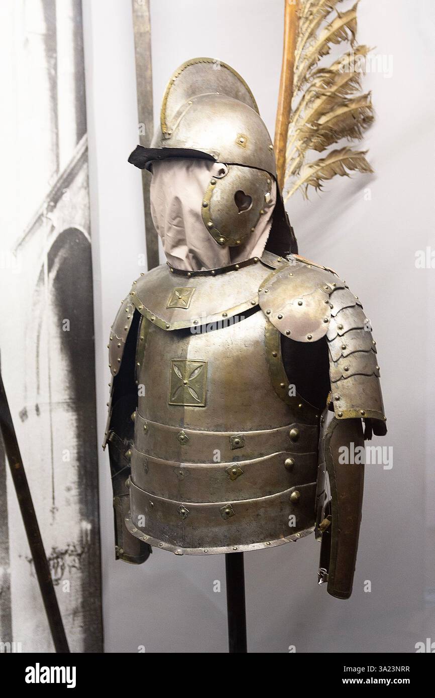 Winged hussar armor is the heavy cavalry of the Polish army Stock Photo ...