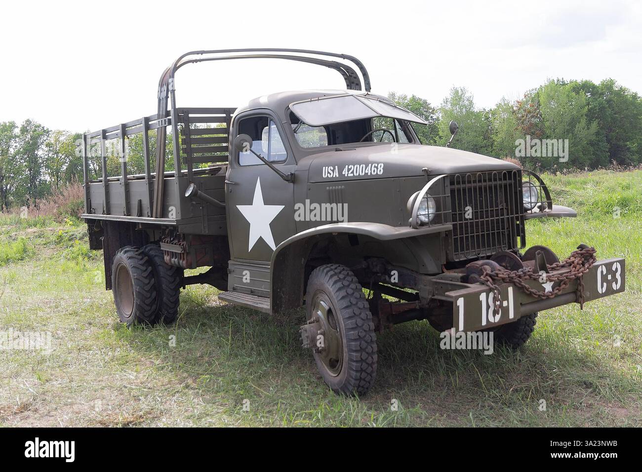 Kyiv, Ukraine - May 09, 2019: American army cars from World War II ...
