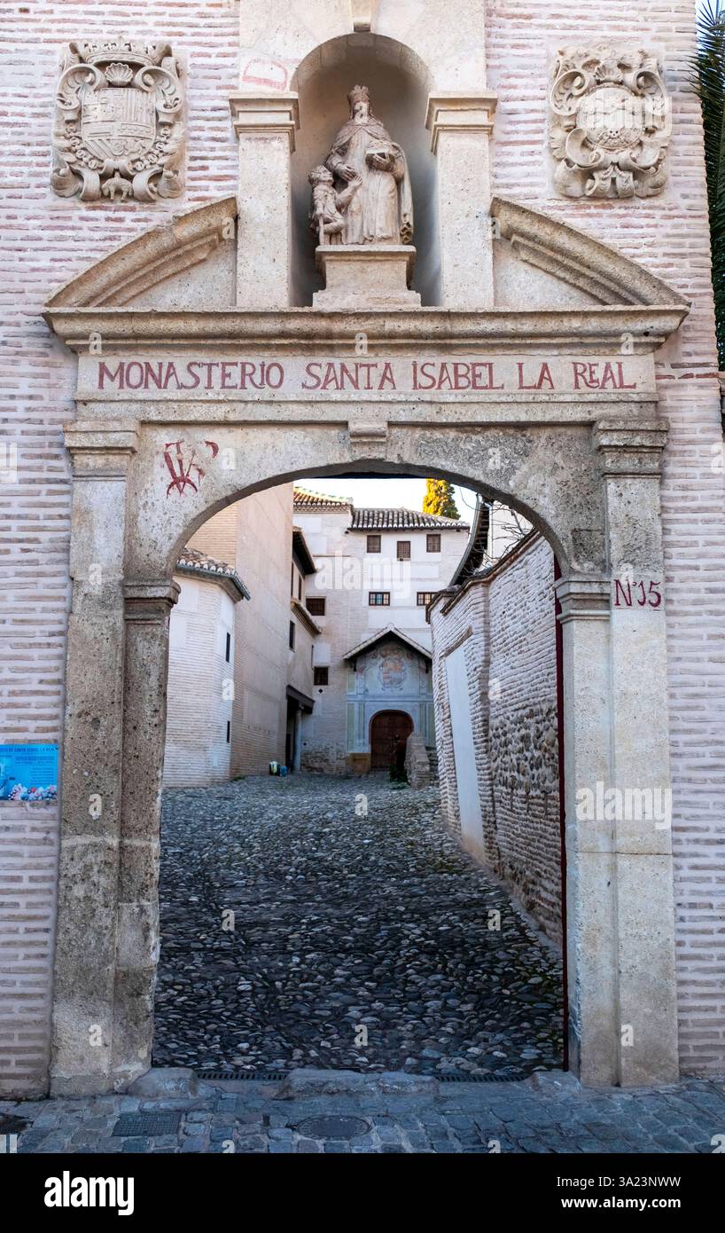 Monastery of santa isabel la real hi-res stock photography and images ...