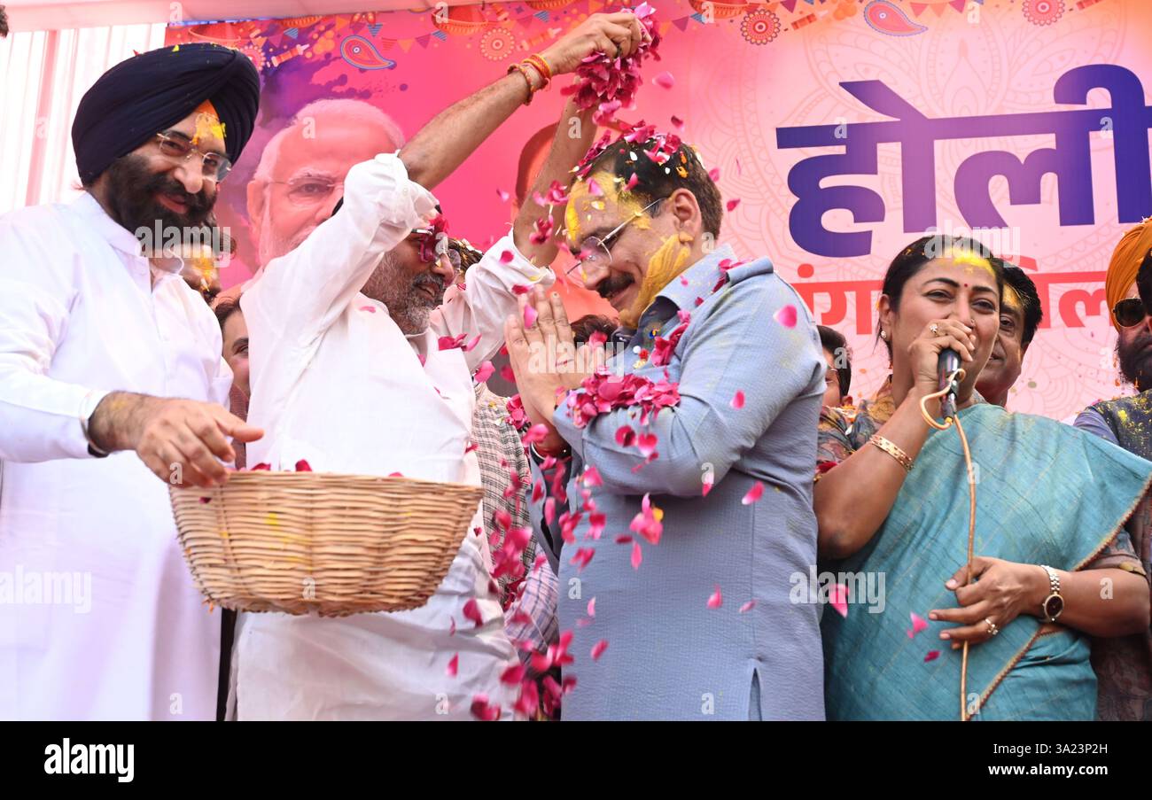 NEW DELHI, INDIA - MARCH 11: Delhi BJP President Virendra Sachdeva ...