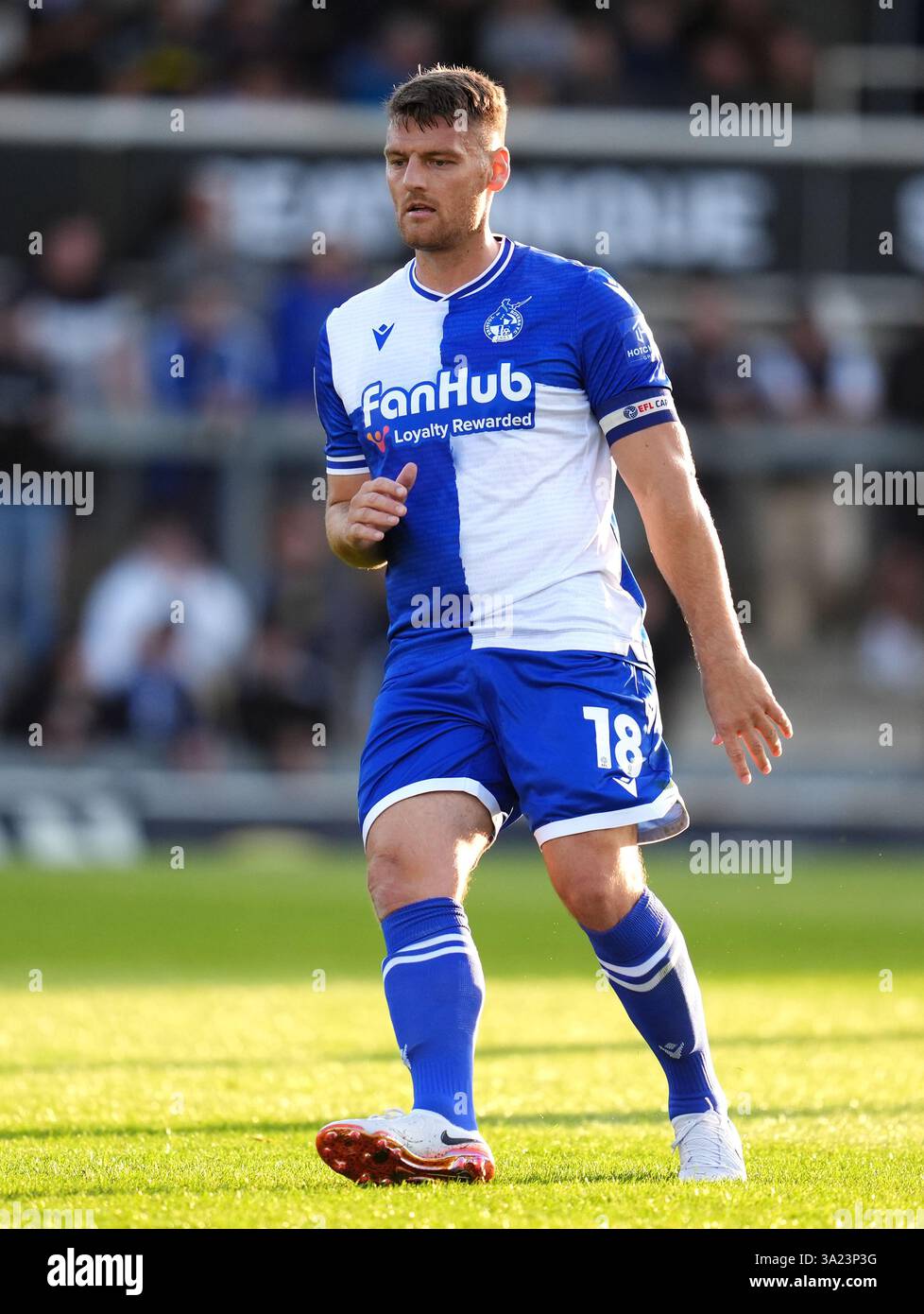 Bristol Rovers' Chris Martin during the Bristol Street Motors Trophy ...