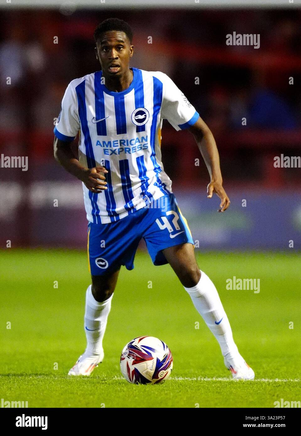Brighton and Hove Albion's Imari Samuels during the Bristol Street ...