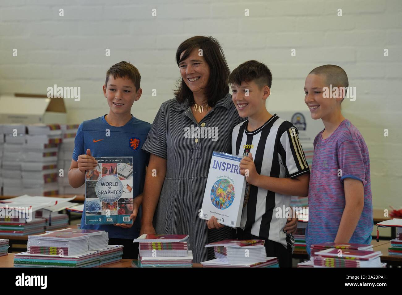 13-year-old first year students (left to right) Ali, Artero and Alberto ...