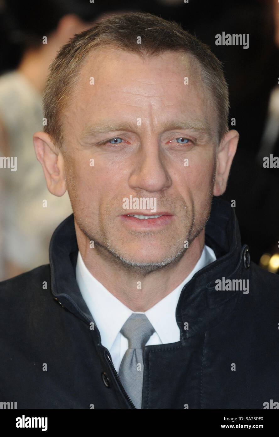 Daniel Craig, The Girl With The Dragon Tattoo World Premiere, Leicester ...