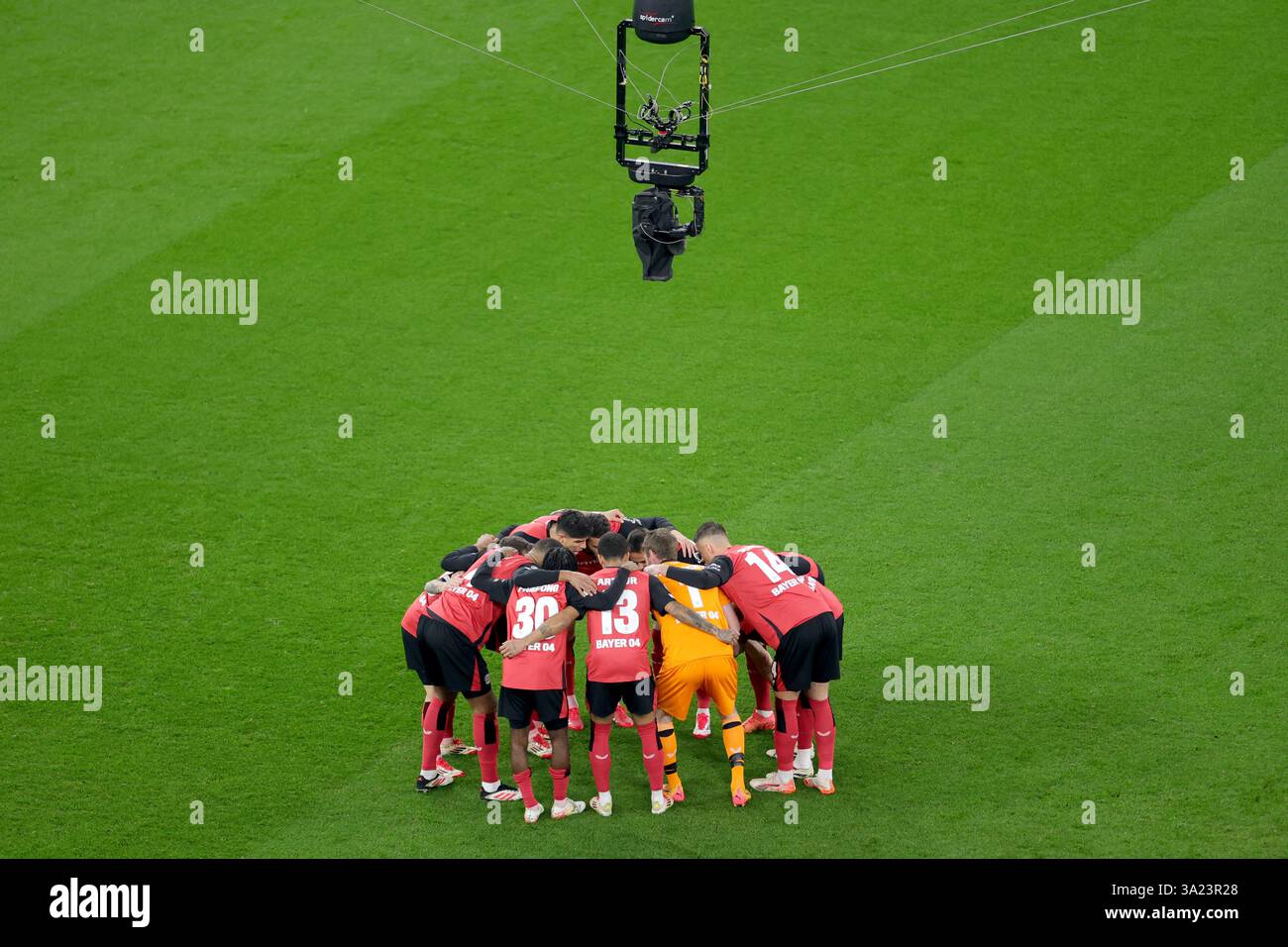 11 March 2025, North Rhine-Westphalia, Leverkusen: Soccer: Champions ...