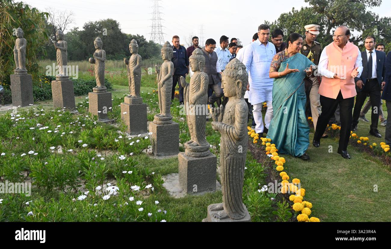 NEW DELHI, INDIA - MARCH 11: Delhi Chief minister Rekha Gupta, Delhi Lt ...