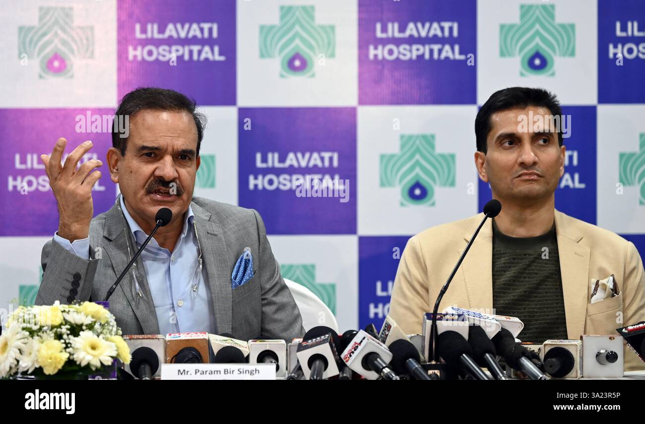 MUMBAI, INDIA - MARCH 10: Param Bir Singh, Executive Director of ...