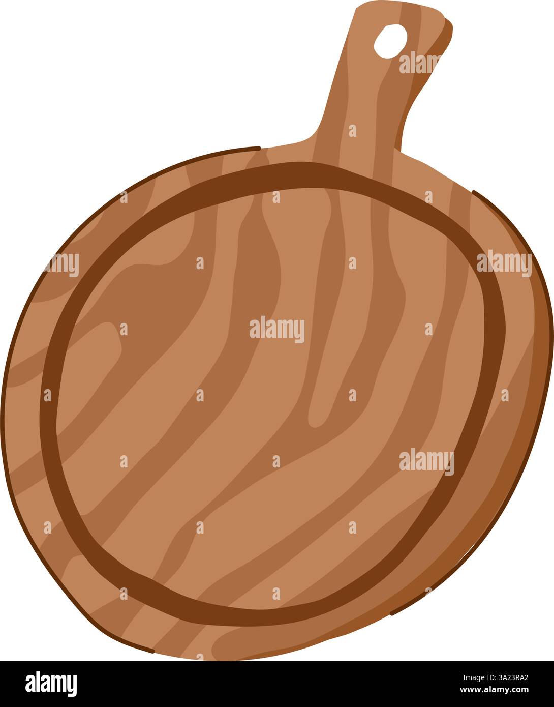 sustainable wooden cutting board cartoon vector illustration Stock ...