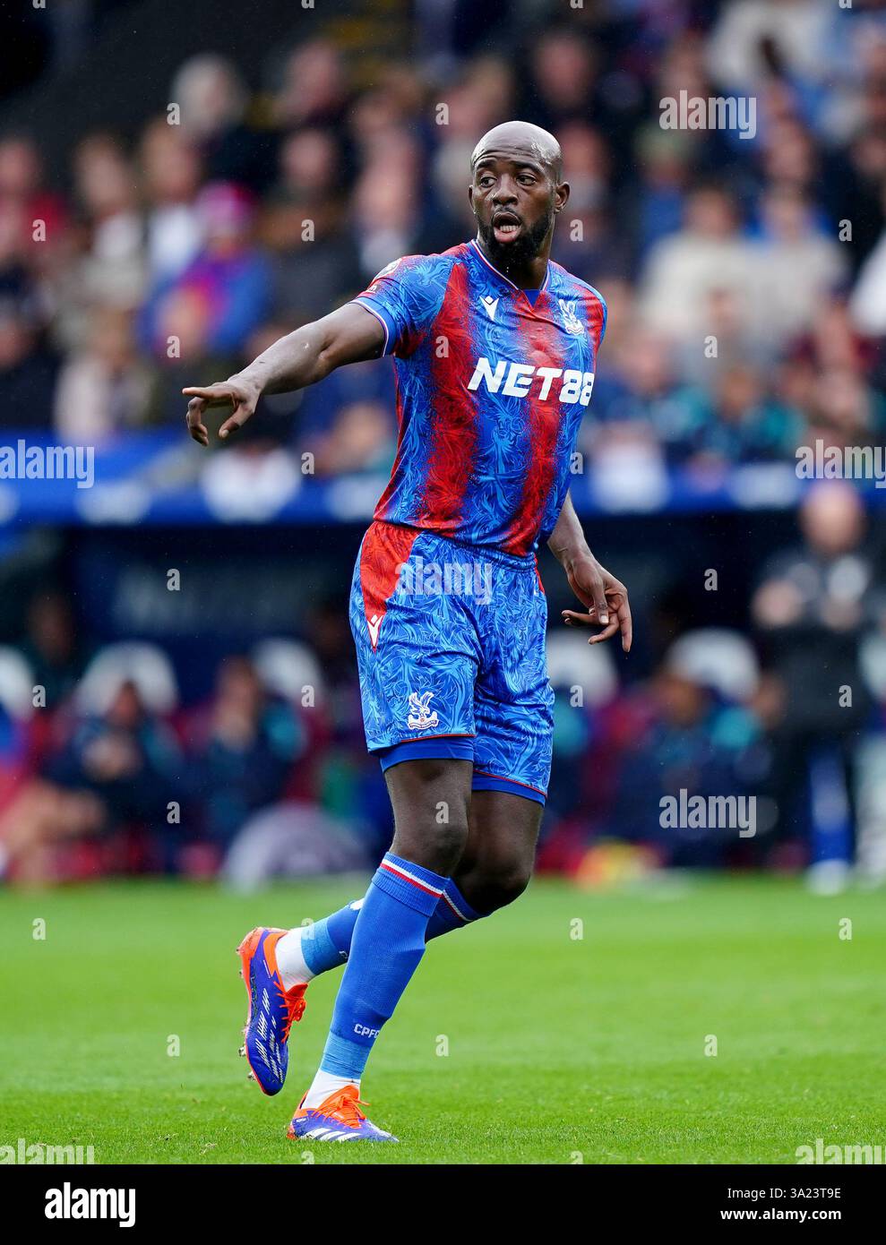 Crystal Palace's Jean-Philippe Mateta during the Premier League match ...
