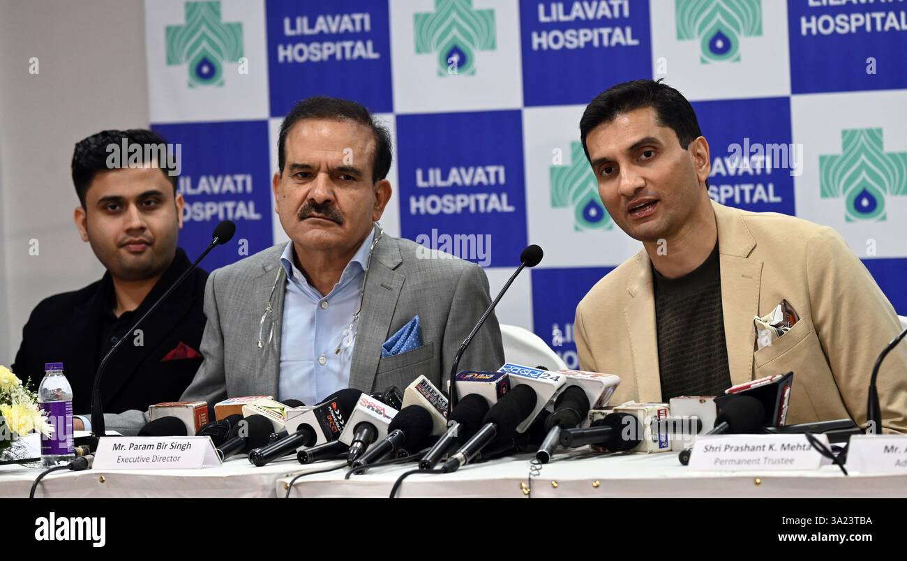 MUMBAI, INDIA - MARCH 10: Mohit Mathur, Trustee of Lilavati Hopital (L ...