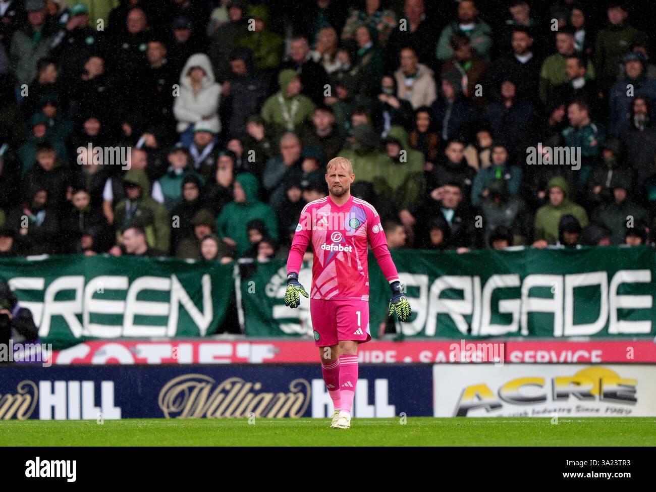 Celtic goalkeeper Kasper Schmeichel during the William Hill Premiership ...
