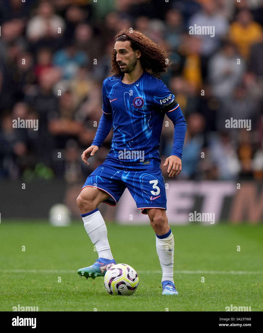 Chelsea's Marc Cucurella during the Premier League match at Molineux ...