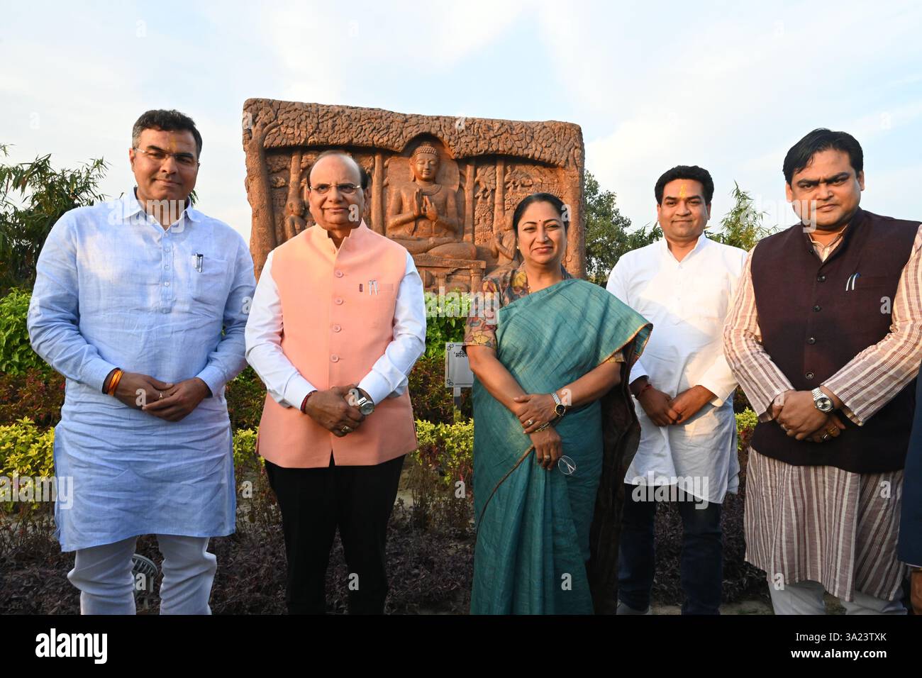NEW DELHI, INDIA - MARCH 11: Delhi Chief minister Rekha Gupta, Delhi Lt ...