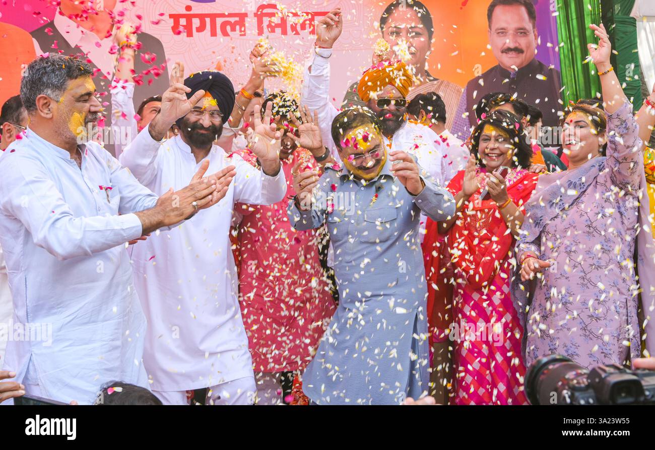 NEW DELHI, INDIA - MARCH 11: Delhi BJP Party President Virendra ...