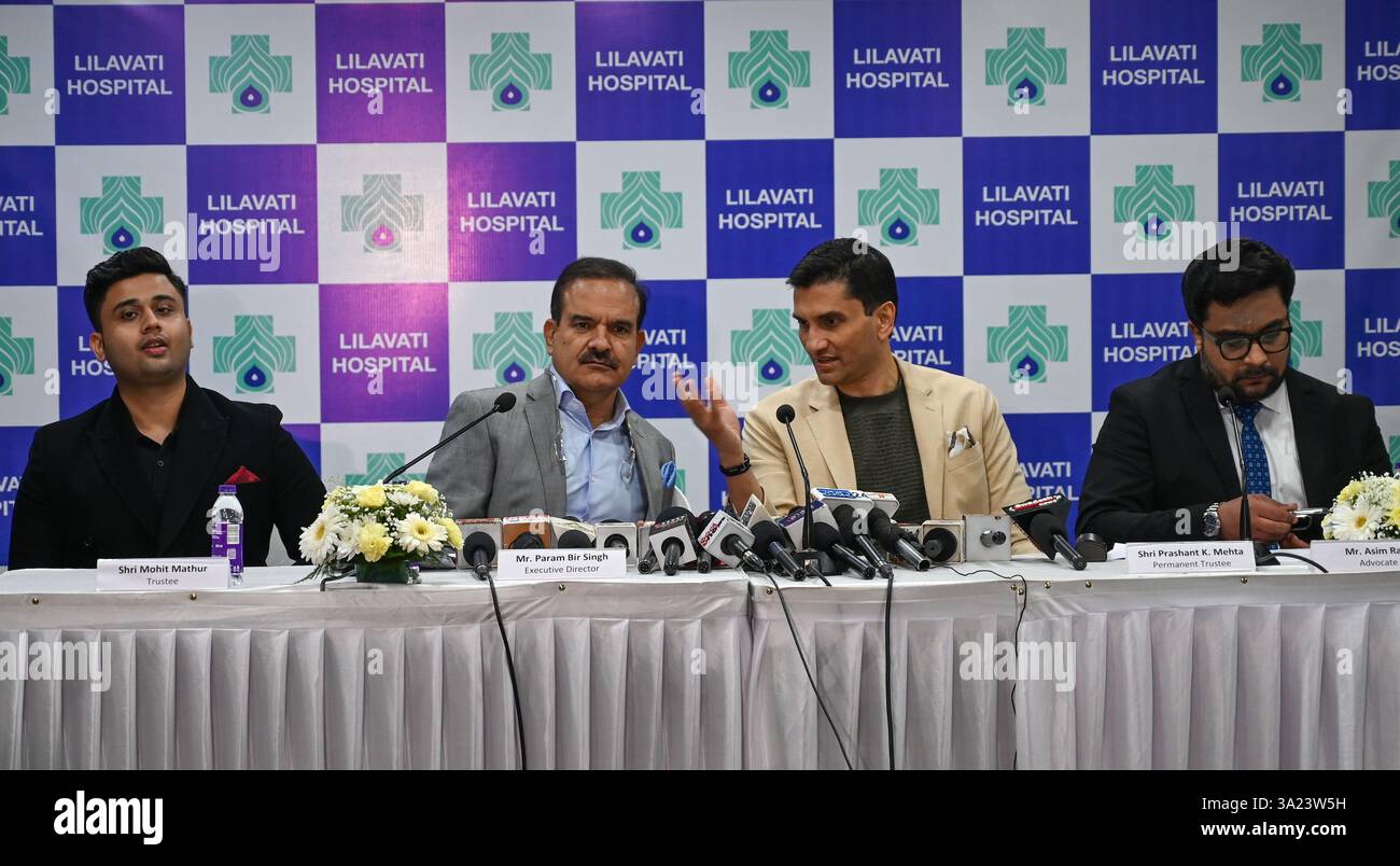 MUMBAI, INDIA - MARCH 10: (From Left to Right) Mohit Mathur, Trustee of ...