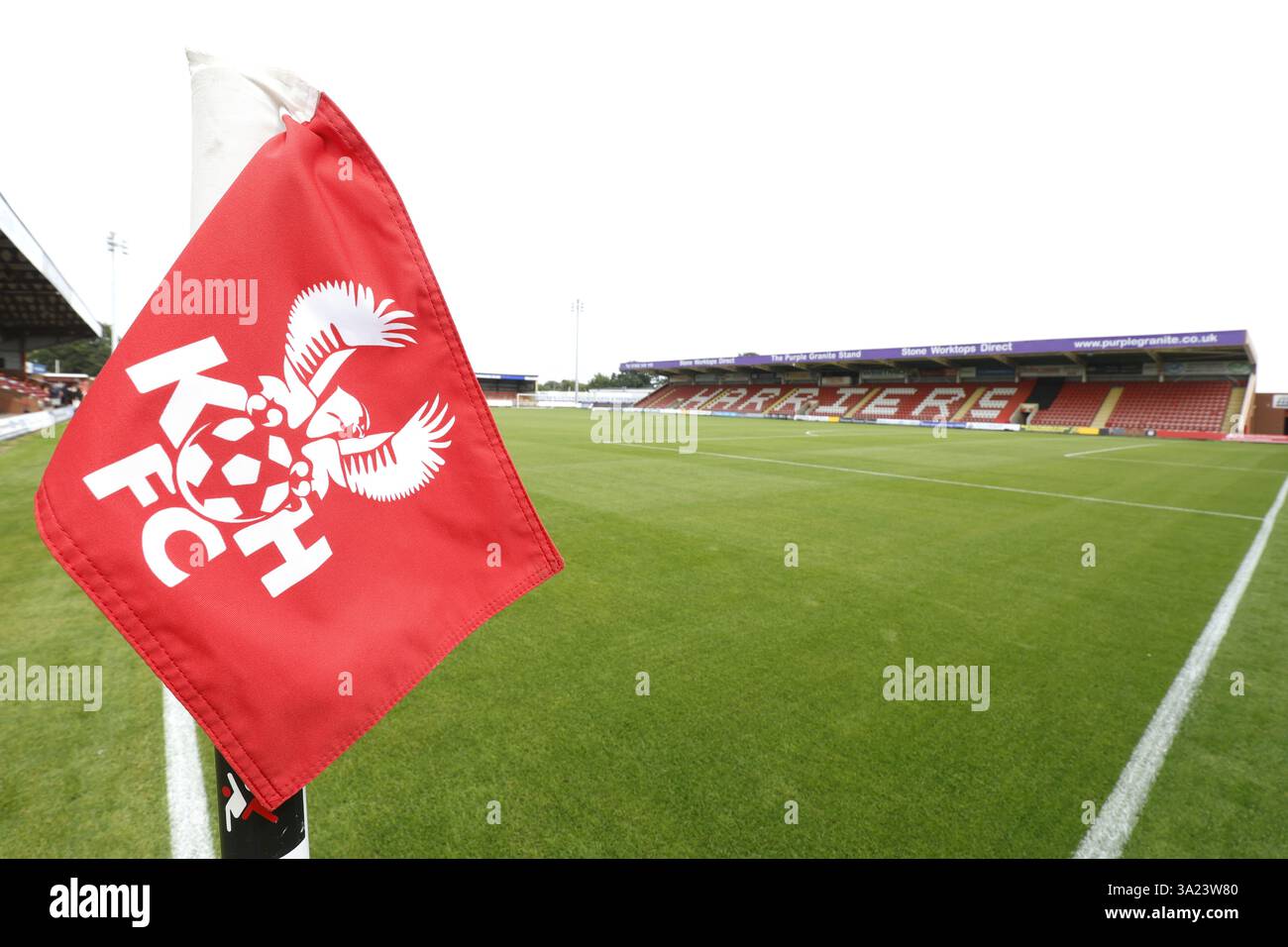A general view from inside the stadium ahead of the Vanarama National ...