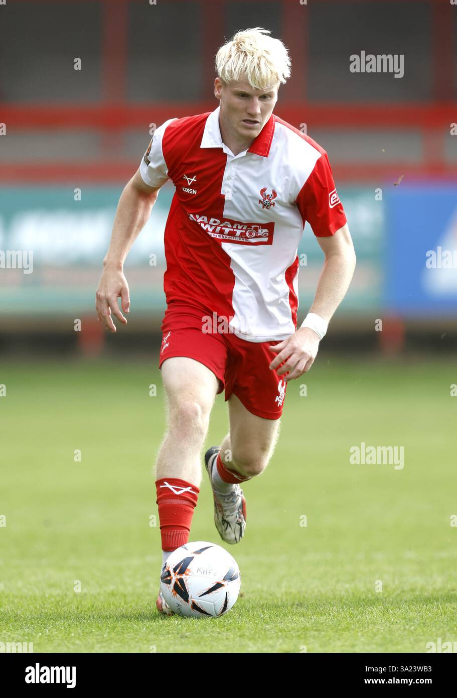 Kidderminster Harriers' Joe Foulkes during the Vanarama National League ...