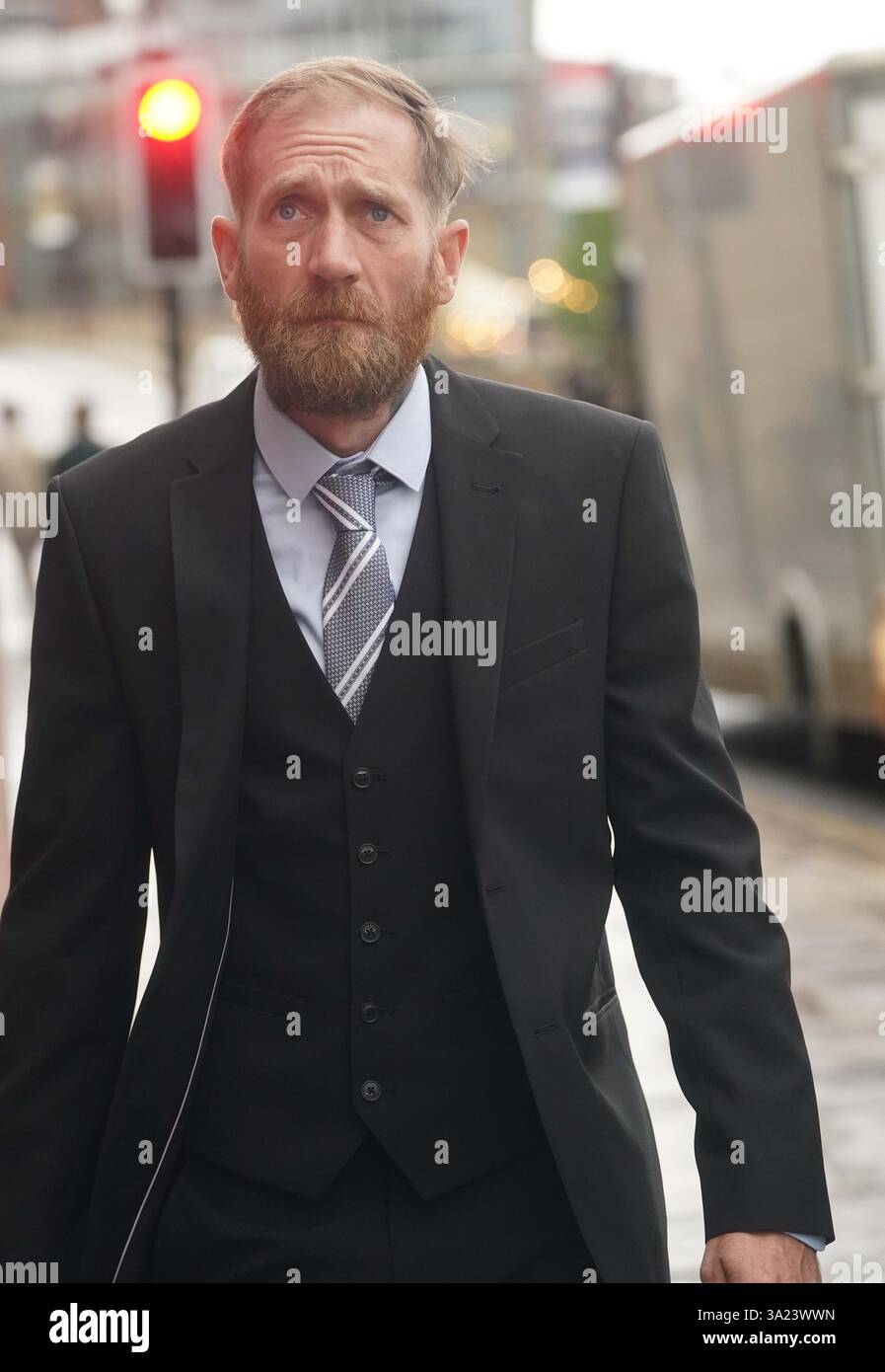 Daniel Graham leaving Newcastle Crown Court after a hearing in the case ...