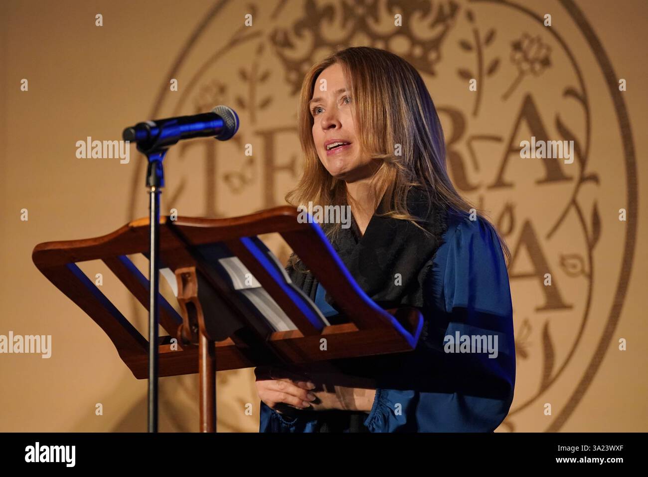 SMI chief executive Jennifer Jordan-Saifi speaking at the Sustainable ...