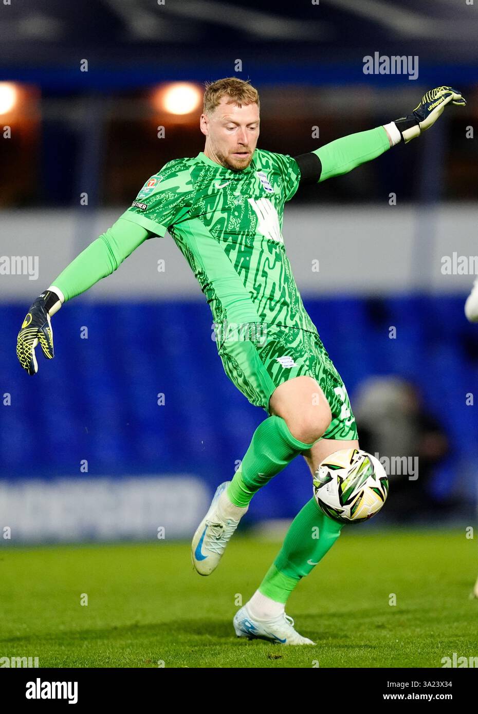 Birmingham City goalkeeper Ryan Allsop during the Carabao Cup second ...