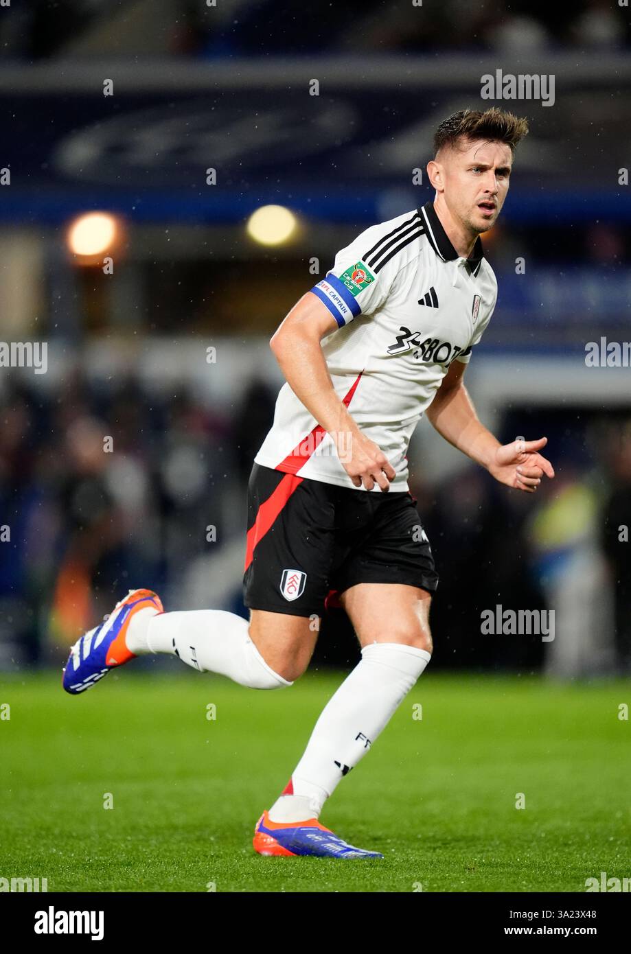 Fulham's Tom Cairney during the Carabao Cup second round match at St ...