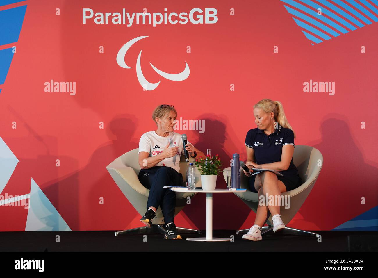 UK Sport Director of Performance Kate Baker (right) and Chef de Mission ...
