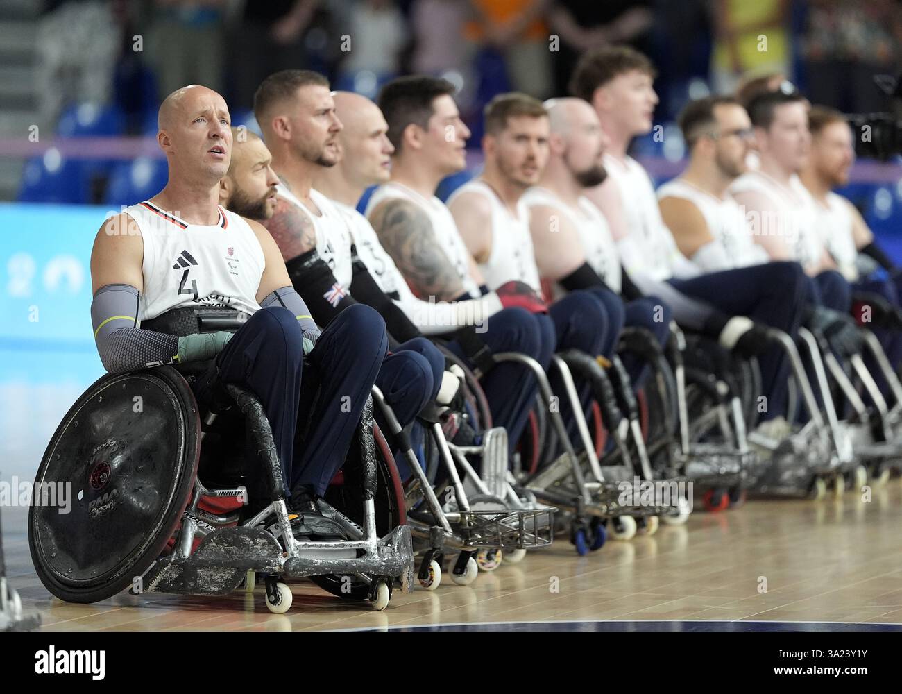Great Britain's Gavin Walker during the wheelchair rugby at the Champ ...