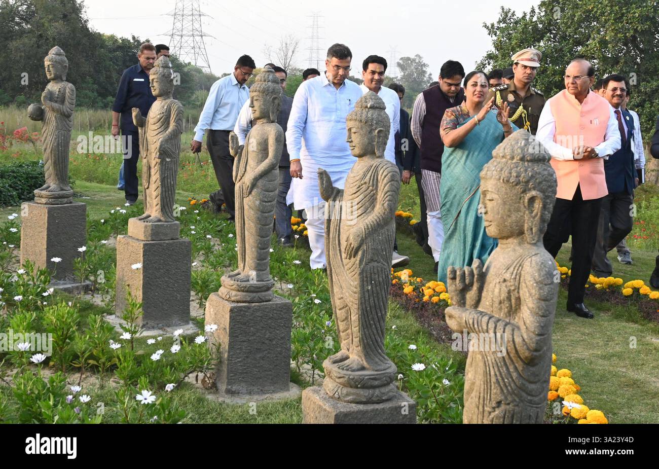 NEW DELHI, INDIA - MARCH 11: Delhi Chief minister Rekha Gupta, Delhi Lt ...