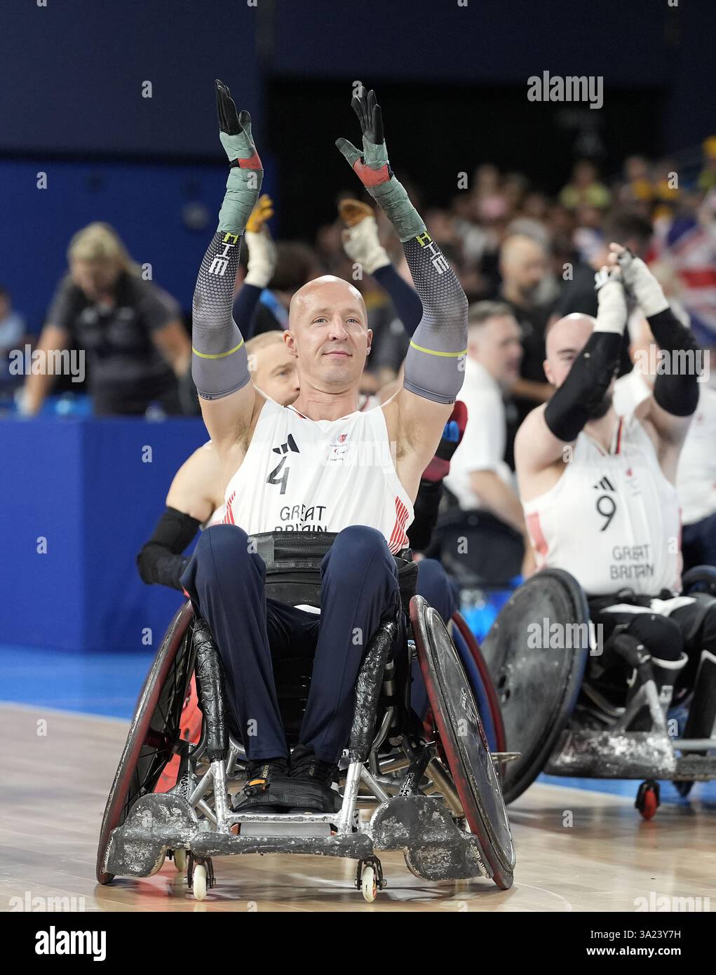 Great Britain's Gavin Walker after beating Australia in the wheelchair ...