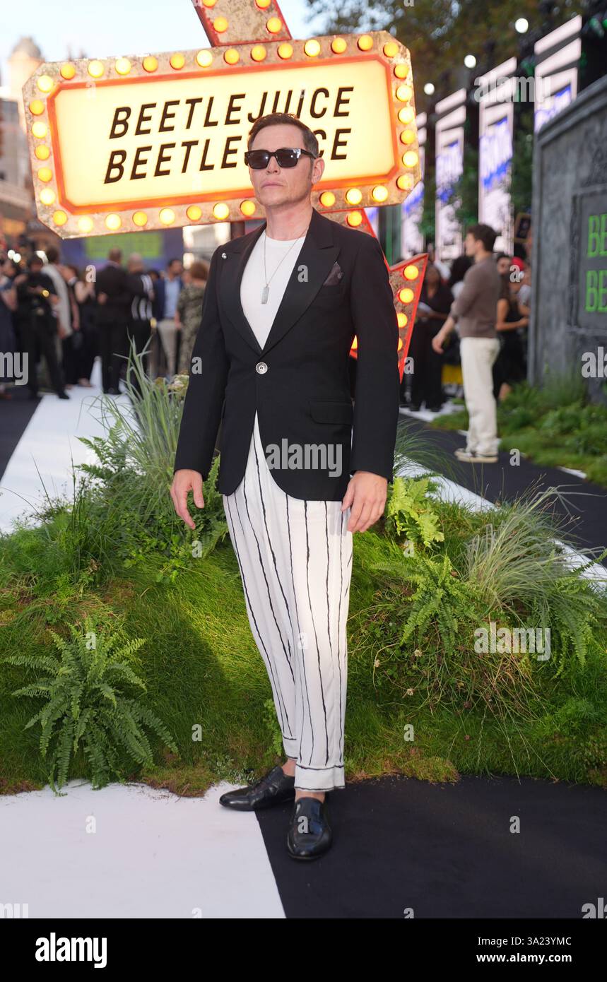 Burn Gorman attending the UK premiere of Beetlejuice Beetlejuice at ...