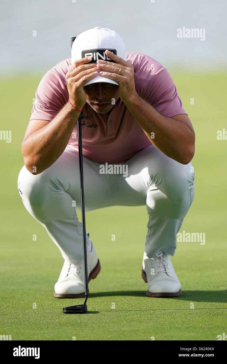 Sebastian Garcia Rodriguez on the 18th green during day two of the ...