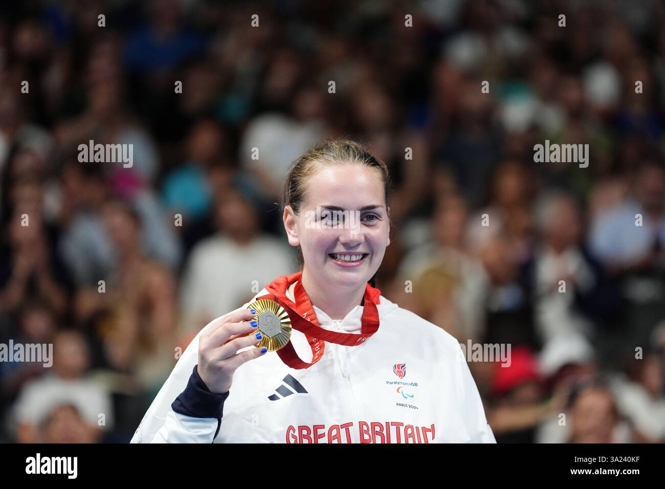 Great Britain’s Tully Kearney after winning Gold in the Women’s 200m ...