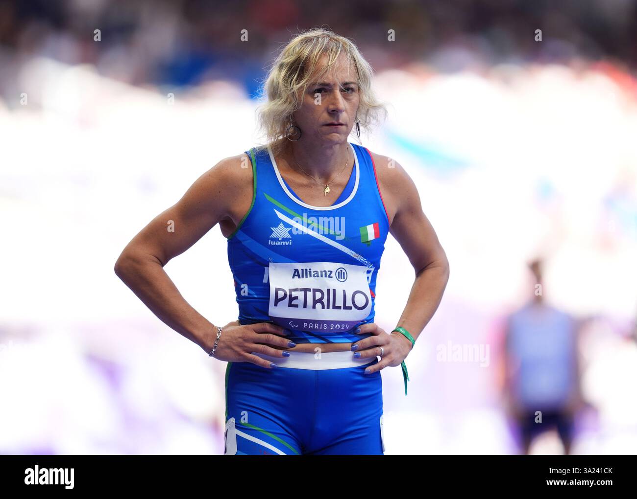 Italy's Valentina Petrillo before the Women's 400m - T12 Round 1 Heat 4 ...