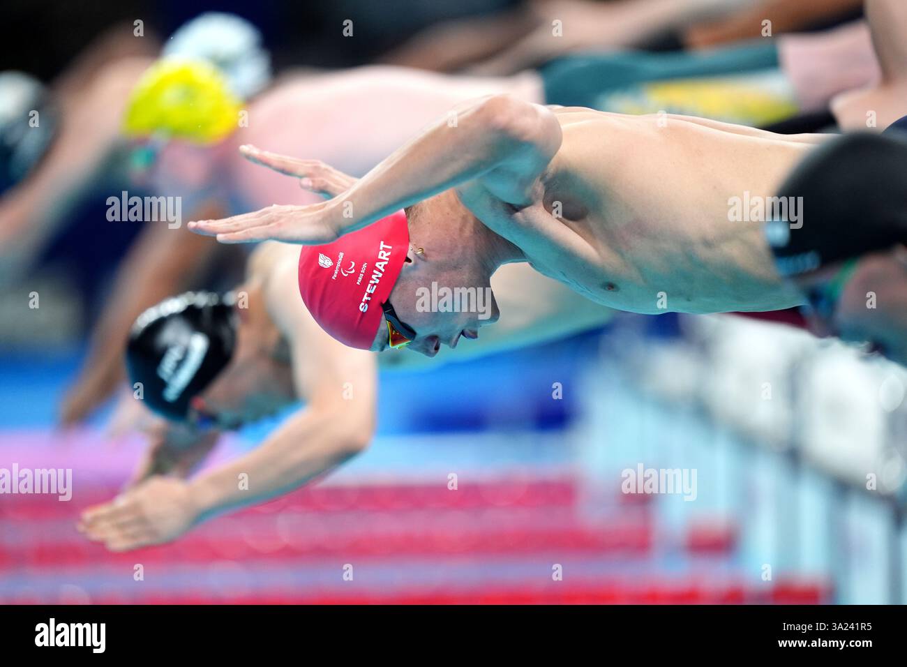 Great Britain's Harry Stewart competes in the Men's 100m Breaststroke ...