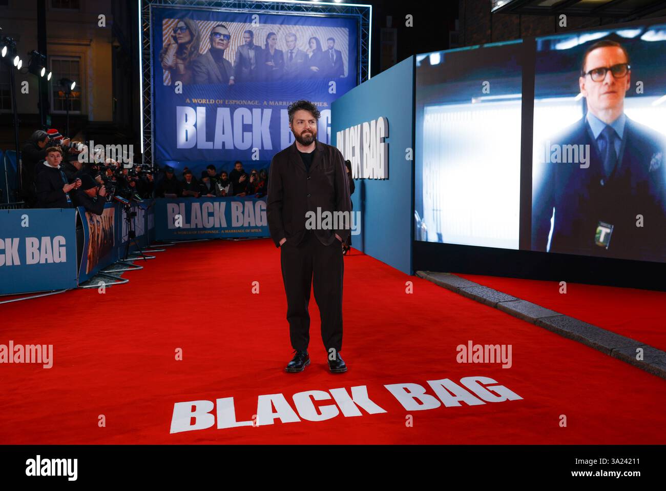 Tom Burke poses for photographers upon arrival at the premiere of the ...