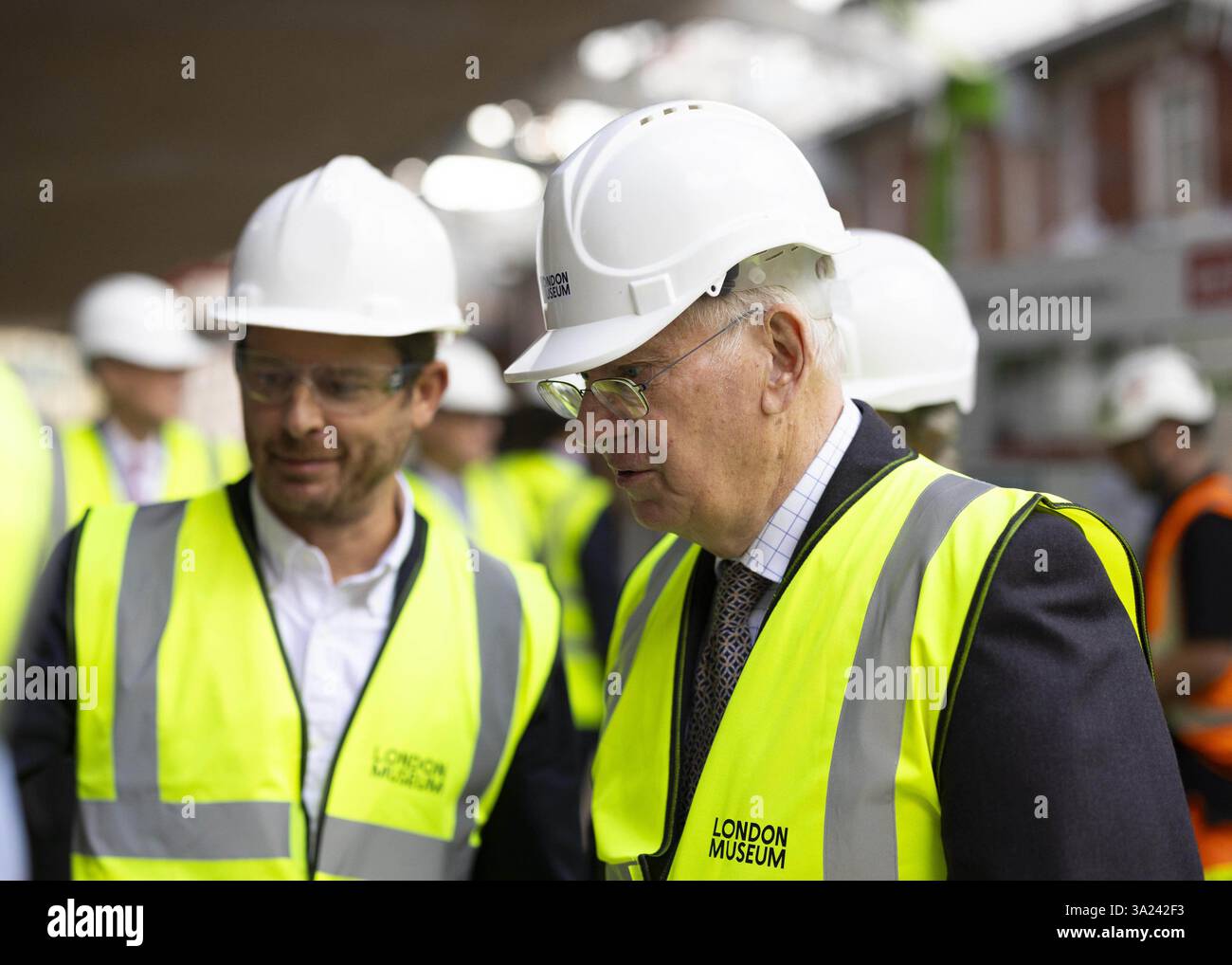 EDITORIAL USE ONLY New Patron, the Duke of Gloucester (right) tours the ...